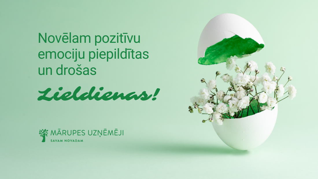 Priecīgas Lieldienas! - Biedrība "Mārupes uzņēmēji"